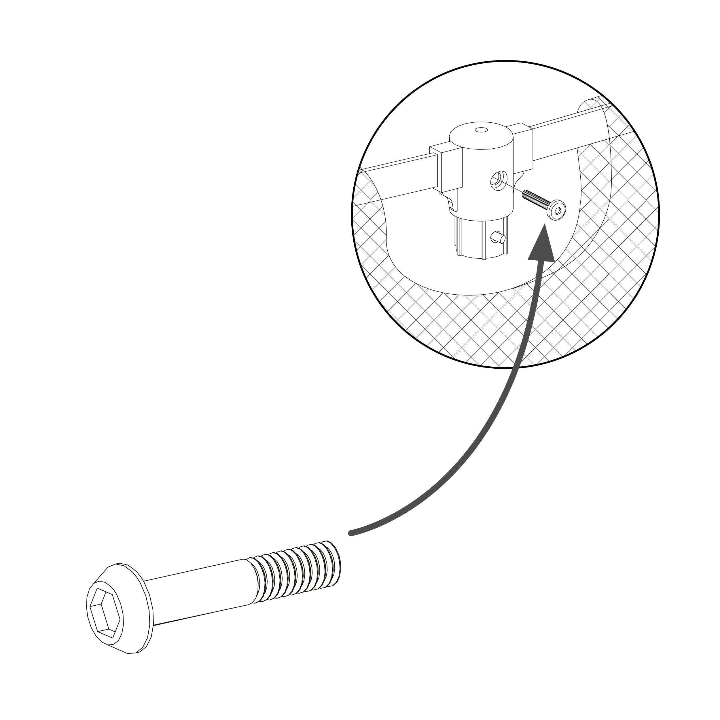 M5 X 27MM ALLEN BOLT FOR SURROUND CONNECTOR – TP Spares